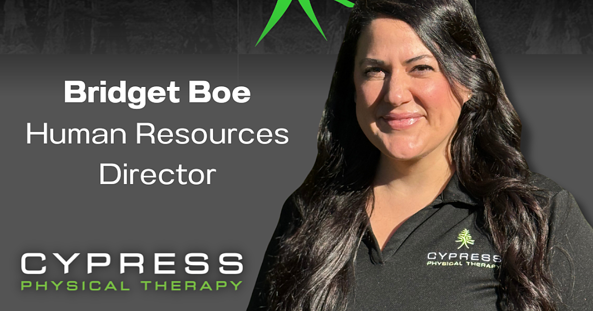 Meet Cypress Physical Therapy's Director… | Cypress Physical Therapy